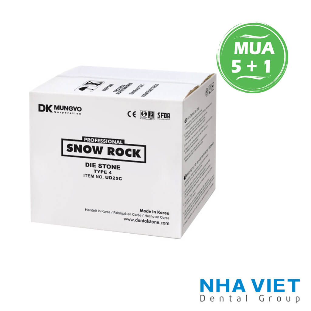 Thạch cao Snow Rock Die Stone (Type 4) | Nha Việt Dental