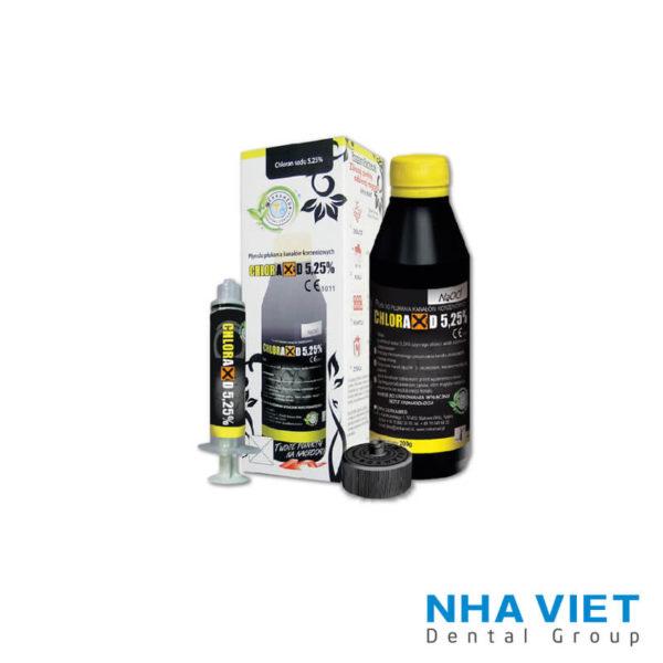 Dung dịch bơm rửa tủy Chloraxid 2% | Nha Việt Dental