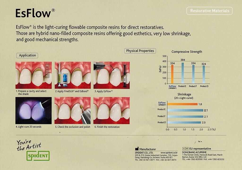 Composite lỏng EsFlow | Nha Việt Dental